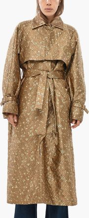 Max Mara ATELIER Jacquard-Mantel SALSA mit G&uuml;rtel Max Mara