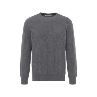Brunello Cucinelli Cotton Textured Rib Lightweight Sweater
