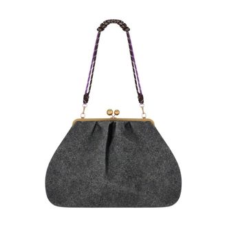 Max Mara Pasticcino Utile Clutch Bag - - Bags - Damen - Grau - ONE SIZE