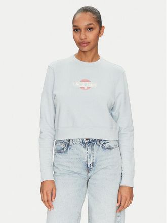 Guess Sweatshirt W5GQ20 K68I4 Himmelblau Regular Fit