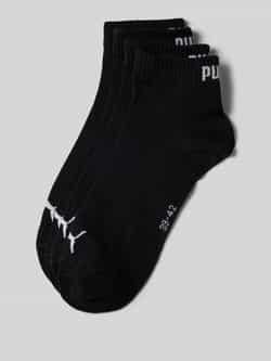 Puma Socken mit Label-Details im 4er-Pack