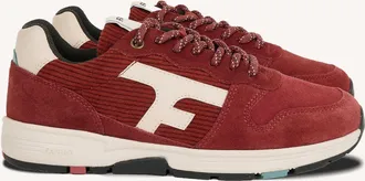 Faguo Baskets en velours bordeaux - OLIVE