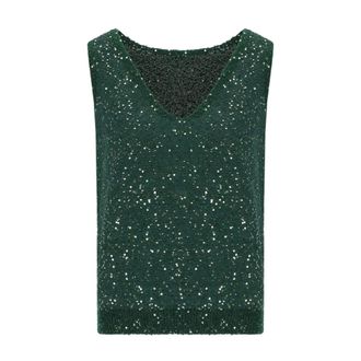 Max Mara Milord Top - - Knitwear - Damen - Gr&uuml;n - M