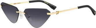 Dsquared2 Femme, Accessoires, Jaune, Taille: 63 MM Lunettes de soleil oeil-de-chat sans monture
