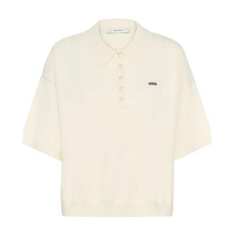 Gestuz Polo Shirt - - Tops - Damen - Beige - M