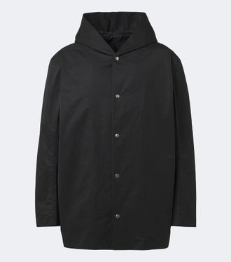 Rick Owens Manteau Mac &agrave; capuche