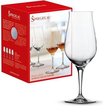 Spiegelau Whisky Snifter Gläser 280 ml, 4 Stück, Special Glasses, 4460177, Whiskygläser aus Kristallglas, Whisky Nosing Gläser spülmaschinenfest