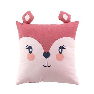 Douceur d'Int&eacute;rieur Bambi Kissen (40 x 40 cm), Bedruckte Baumwolle