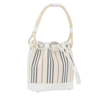Burberry Sac &agrave; main en toile Pre-owned - Femme - Pre-owned - Multicolore - Taille: ONE Size