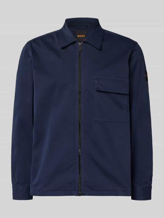 Boss Orange by Hugo Boss Regular Fit Hemdjacke aus reiner Baumwolle Modell M_LORUM