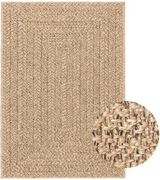 vidaXL Tapis 160x230 cm aspect jute intérieur et extérieur