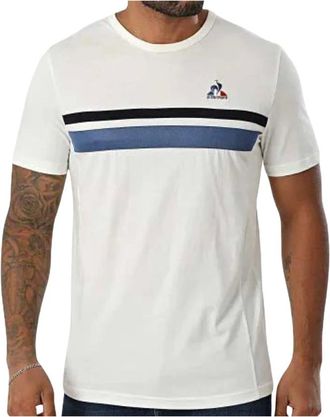 Le Coq Sportif Homme, Tops, Blanc, Taille: XL Heritage SP Tee S