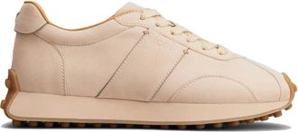 Tod's Femme, Chaussures, Beige, Taille: 38 EU T-Vintage Suede Baskets