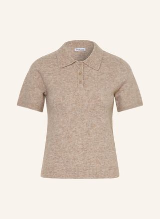 Mrs & Hugs Mrs & Hugs Strick-Poloshirt beige
