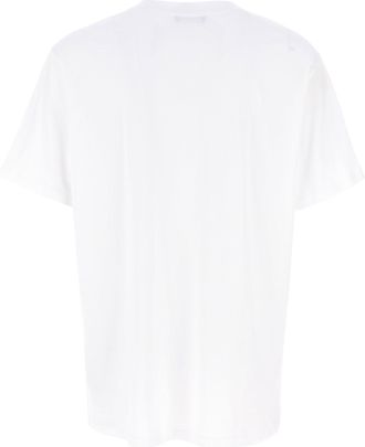 Balmain Embossed Velvet Logo T-shirt - White