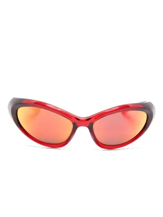 Balenciaga lunettes de soleil Sporty B - Rouge