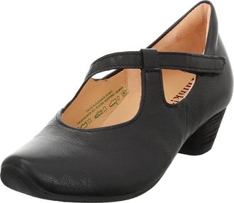 Think Damen Aida Chromfrei Gegerbte Nachhaltige Sneaker, Schwarz 0000, 40.5 EU