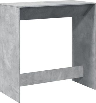 vidaXL Bartisch Betongrau 102x50x103,5 cm Holzwerkstoff Vidaxl
