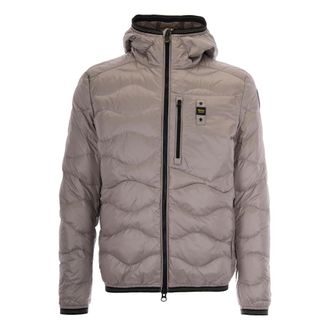 Blauer Homme, Vestes, Gris, Taille: XL Down Jacket