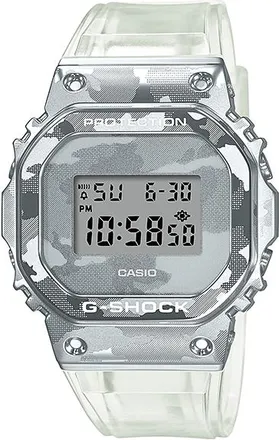 Casio Herrenuhr Limited Edition Skeleton Camouflage GM-5600SCM-1ER