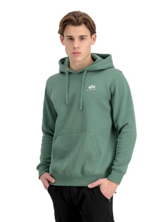 Alpha Industries Alpha Industries Herren Basic Hoody Small Logo, Ivy Green, L