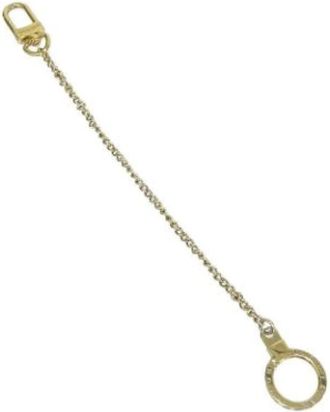 Louis Vuitton unisex, Pre-owned, Jaune, Taille: ONE Size Porte-cl&eacute;s en tissu doccasion