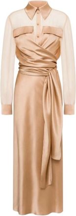 Alberta Ferretti Femme, Robes, Beige, Taille: 38 FR Robes et combinaisons en polyester