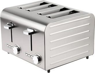 Generic Boulangerie Commerciale, Grille-pain 4 Tranches Avec 7 R&eacute;glages De Tonalit&eacute; De Pain, Plateau &agrave; Miettes Amovible, Pour Tous Les Types De Pain 4