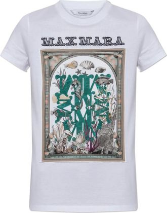 Max Mara Femme, Tops, Blanc, Taille: 42 FR T-shirt Spadino