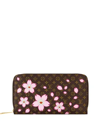 Louis Vuitton x Takashi Murakami portefeuille Sakura Brown - Marron