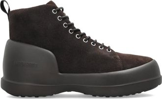 Moon Boot Homme, Chaussures, Brun, Taille: 41 EU Mezzaluna Lace Up Mid Suede