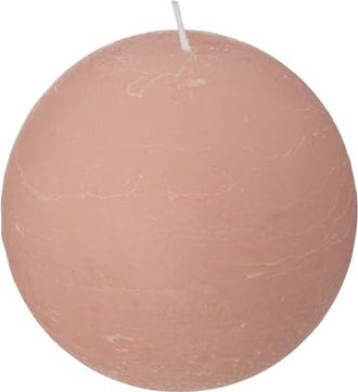 Atmosphera Atmosphera - Bougie boule rustique - rose - 445g