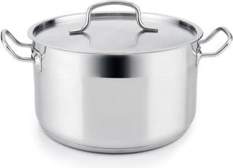 Quid Cook INOX Basika Kochtopf, Edelstahl 30 x 22 cm