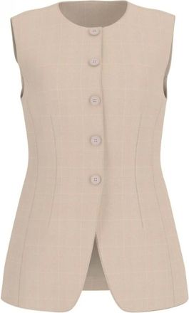Guess Femme, Vestes, Beige, Taille: 36 FR Camille Vest