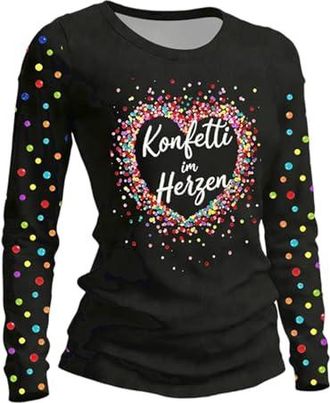 Generico T-shirt Aperol Spritz pour femme - T-shirt de loisirs amusant - Costume de carnaval et de carnaval - Avec imprim&eacute; cocktail - L&eacute;ger - D&eacute;contract&eacute; - &Eacute;l&eacute;