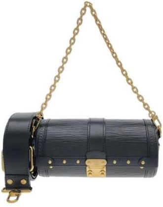 Louis Vuitton Sac bandouli&egrave;re Pre-owned Epi Papillon Trunk en cuir de veau - Femme - Pre-owned - Noir - Taille: ONE Size