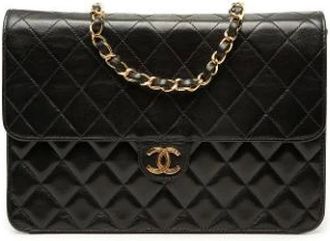 Chanel Sac bandouli&egrave;re matelass&eacute; vintage doccasion - Femme - Pre-owned - Noir - Taille: ONE Size