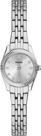 Fossil Uhr Scarlette Mini Three-Hand ES5475 Silberfarben