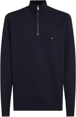 Tommy Hilfiger Sweat ample col camionneur en coton m&eacute;lang&eacute;