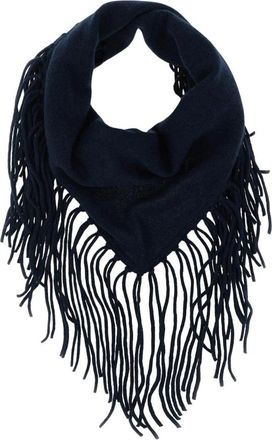 P.A.R.O.S.H. Dreieckiger Schal ohne Fransen - - Accessories - Damen - Blau - ONE SIZE