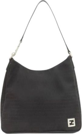 Fendi Pre-owned Zucchino Tote bag - Femme - Pre-owned - Noir - Taille: ONE Size