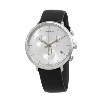 Calvin Klein High Noon Edelstahl Uhr - - Accessories - Herren - Grau - ONE SIZE