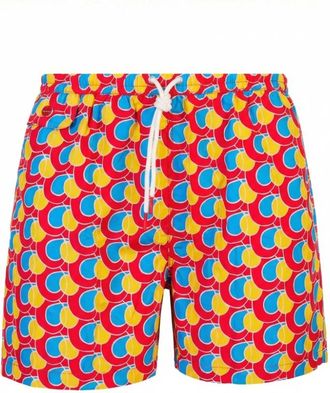 Kiton Homme, Maillots de bain, Rouge, Taille: M Costume Mare