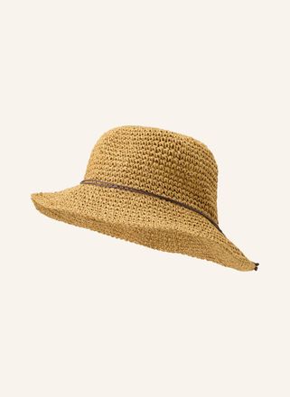 P.A.C. Strohhut Lilen beige