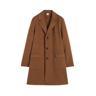 Aspesi Homme, Manteaux, Brun, Taille: XL Franz Single-Breasted Coat