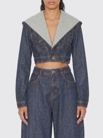 Alaia Veste ALA&Iuml;A Femme couleur Bleu