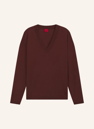 HUGO BOSS Hugo Sweater Sessarina Relaxed Fit braun