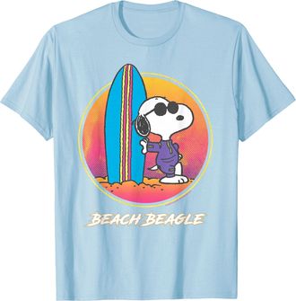 Peanuts Snoopy Aloha Disco Beach, Sommerspaß, Surfsport T-Shirt
