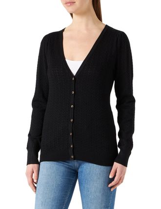 Soyaconcept Womens SC-Dollie 708 Knit Cardigan Strickjacke, Black, Medium