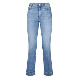 Sportmax Femme, Jeans, Bleu, Taille: W27 Jean Coupe Court